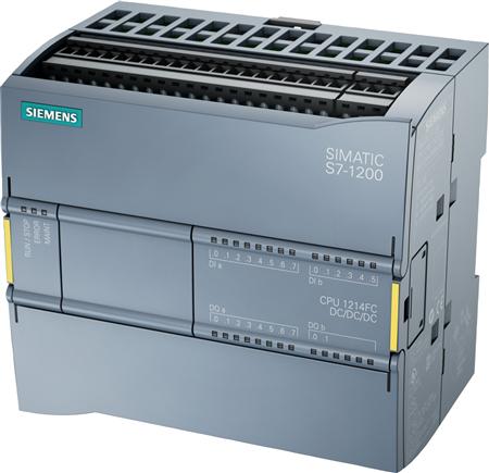 Siemens SIMATIC S7-1200F, 1214 FC, compact CPU, DC/DC/DC, 14DI 24VDC; 10DO 24 VDC; 2AI 0-10VDC ...